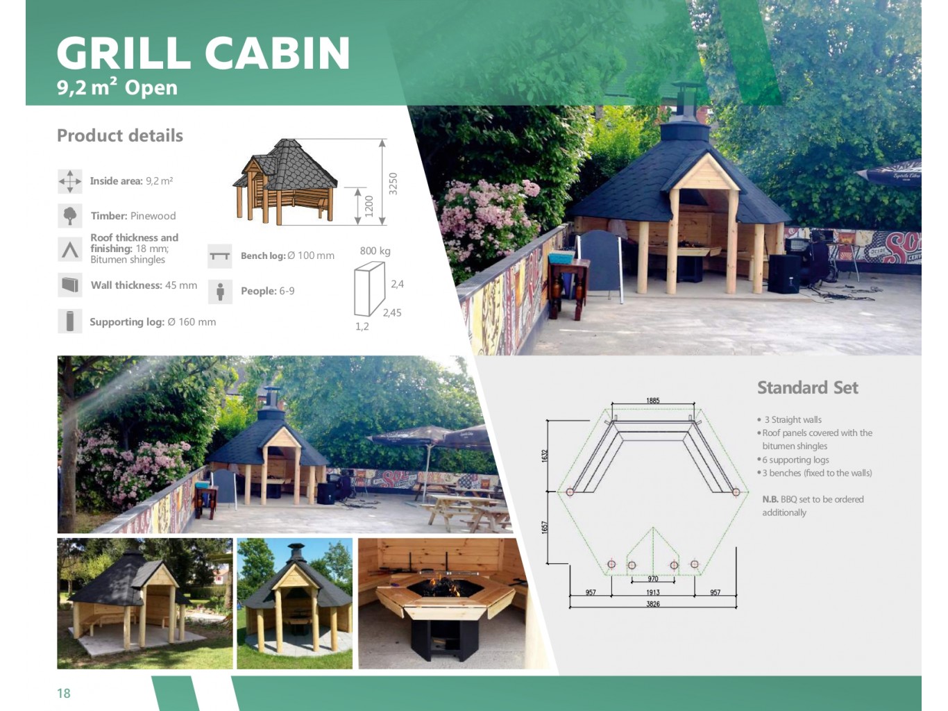 Kota Grill Ouvert 9,2m2 - TerraGallia - L'habitat au naturel