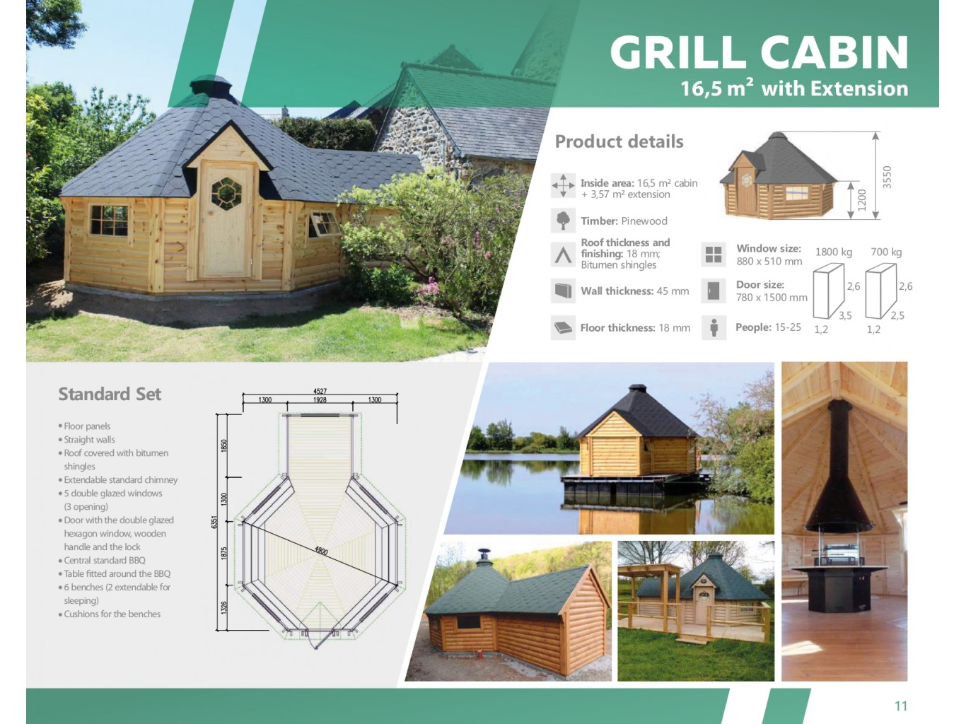 Kota Grill 16,5m2 + 3,57m2 - TerraGallia - L'habitat au naturel