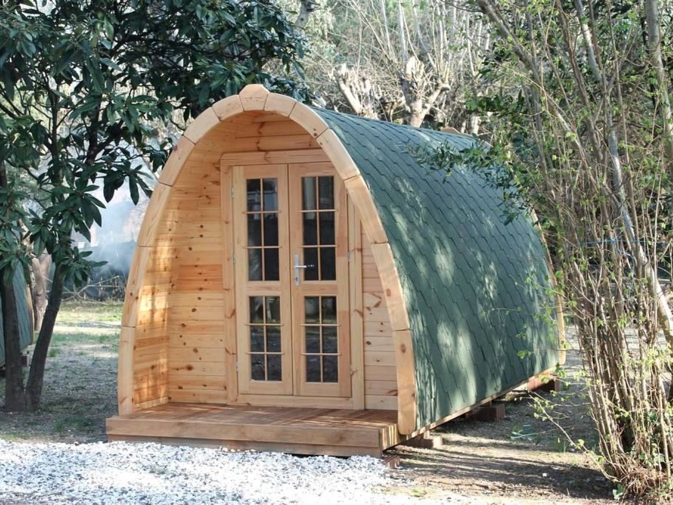 Cabane pod 2,4mx3,5m - TerraGallia - L'habitat au naturel